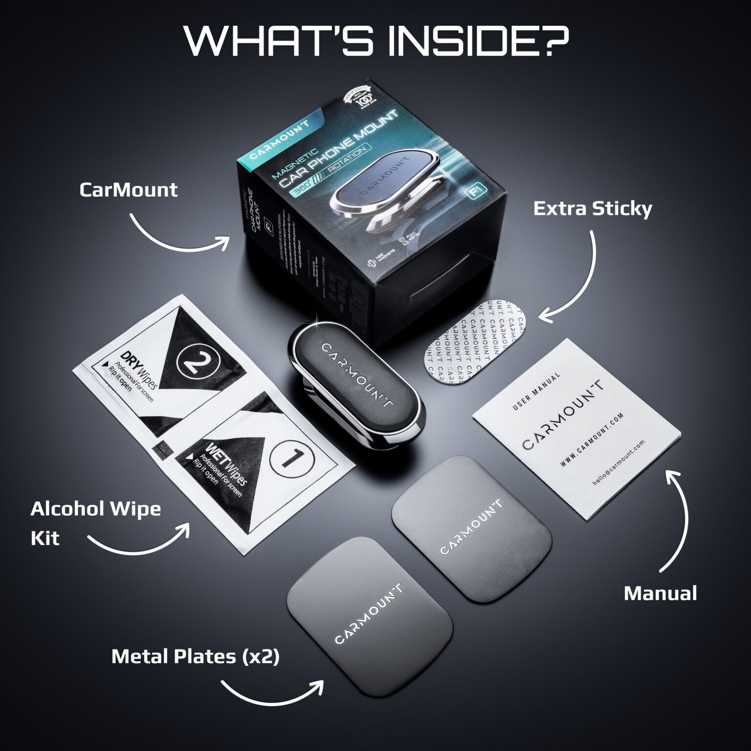 F1 Dashboard Mount - CARMOUNT